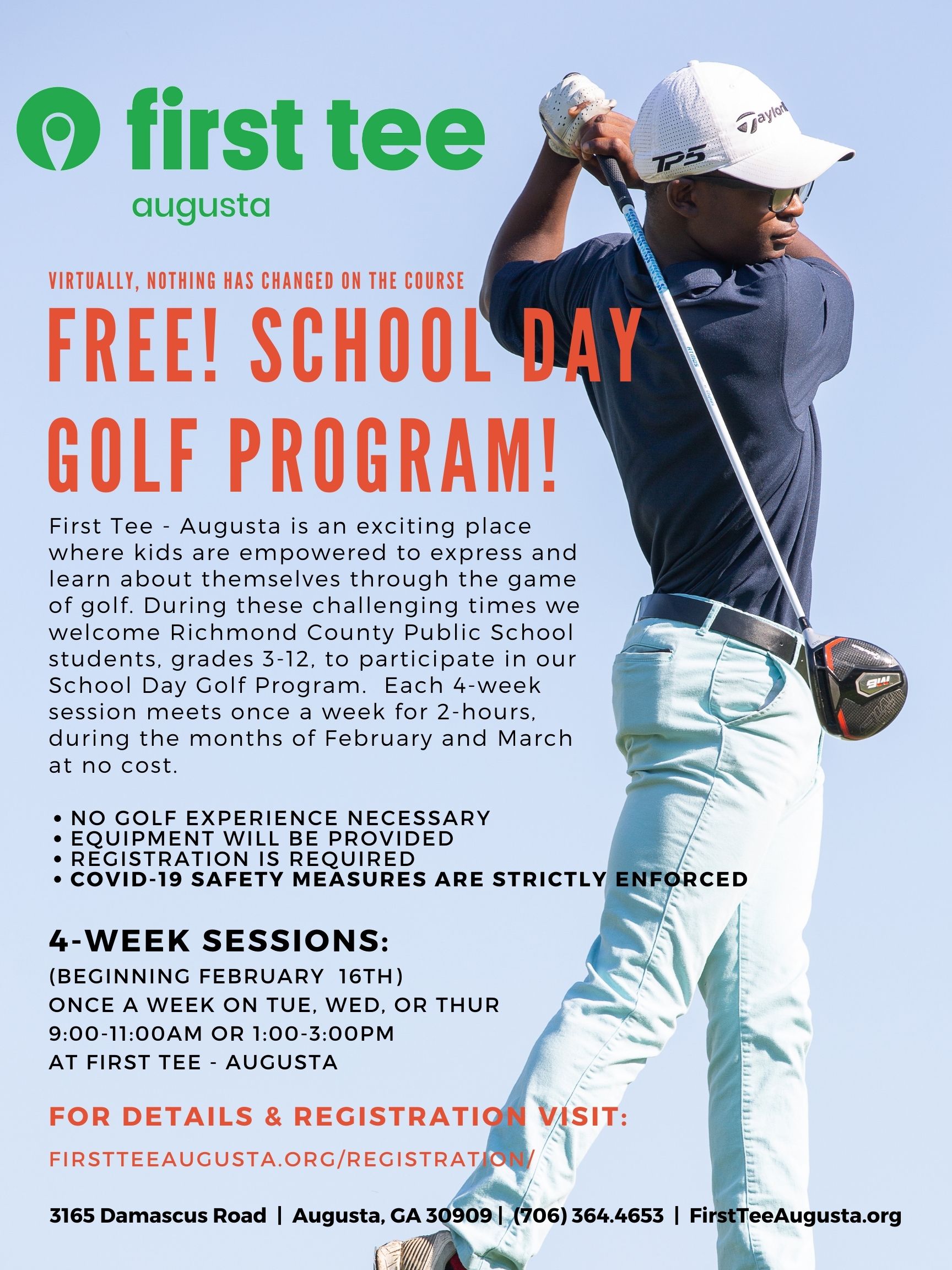 2021 Season Golf Logo - First Tee - Augusta